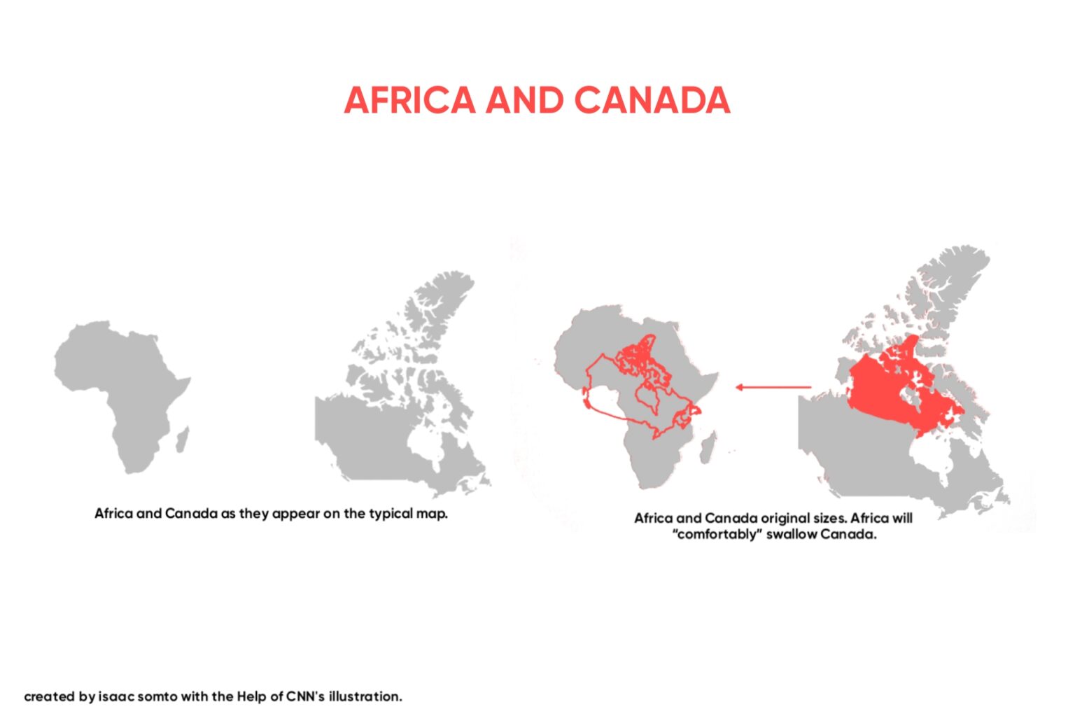 The True Size Of Africa, Viewing Maps With The Right Lens And The Epic ...